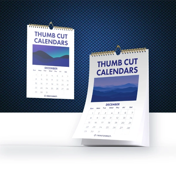 Thumb-Cut Calendars Belfast | Wiro Wall Calendars | Print Direct NI